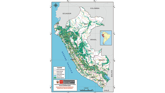 Midagri: Perú tiene una superficie agrícola de 11.6 millones de ...